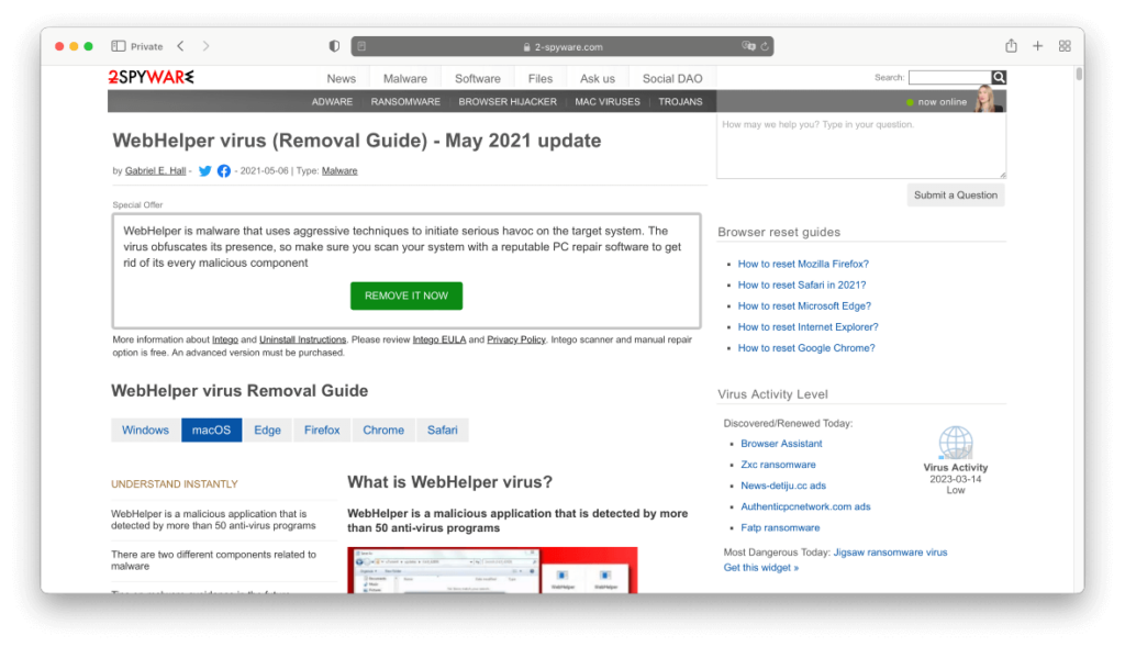What is WebHelper, that suspicious process in your Task Manager?