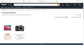 How to hide orders on Amazon and clear your browsing history
