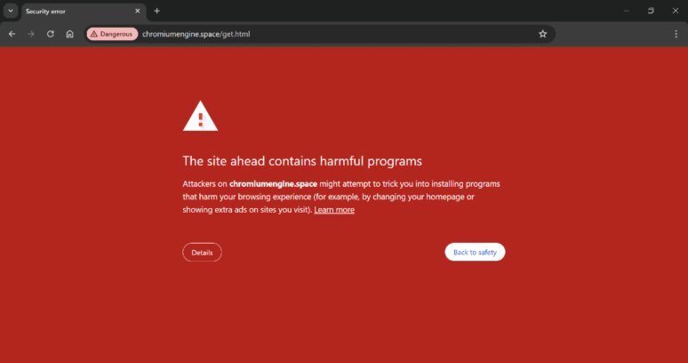 A fake Google Chrome update is spreading a remote access trojan
