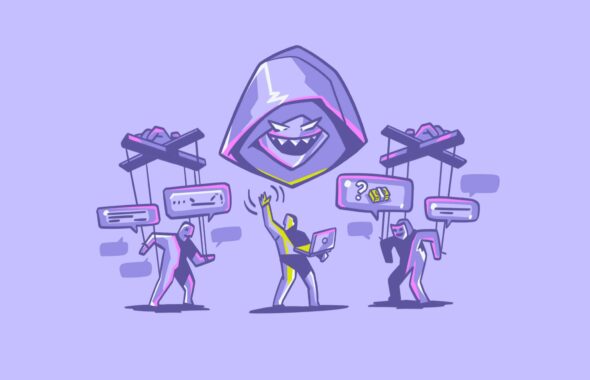 What is social engineering in security, and how do you recognize it?