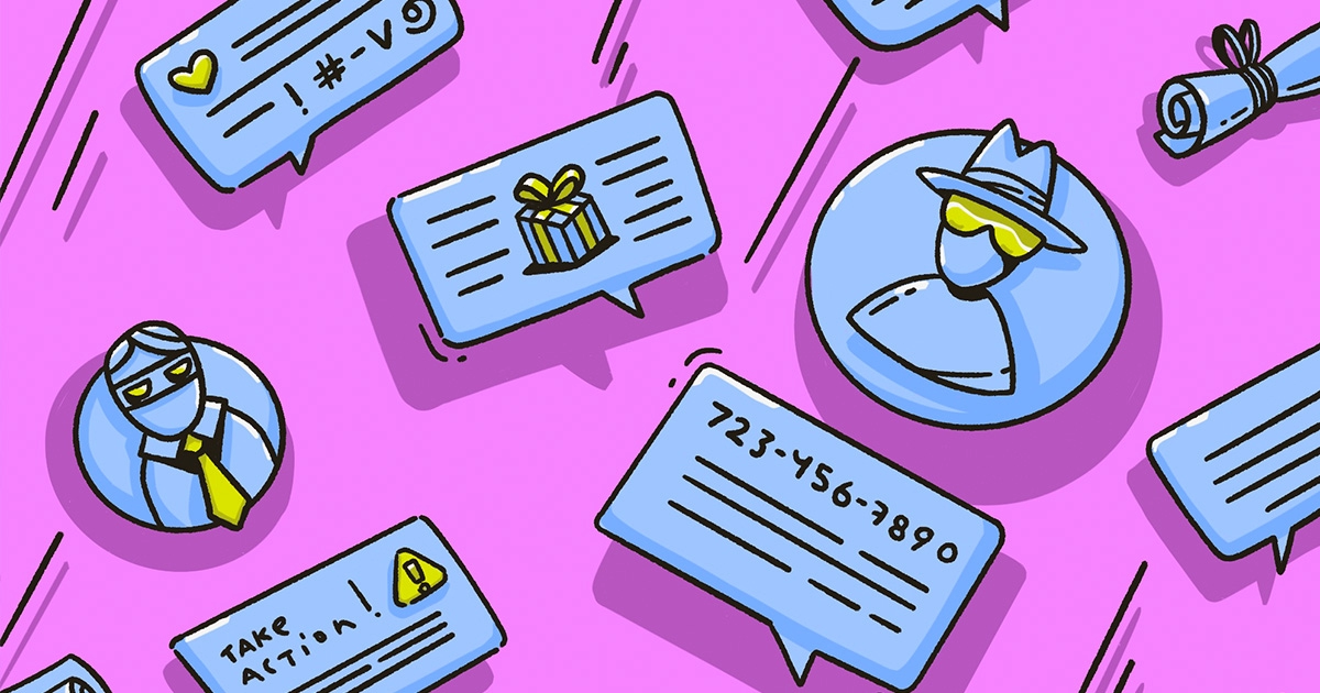 How to identify a fake text message scam: Steps and examples